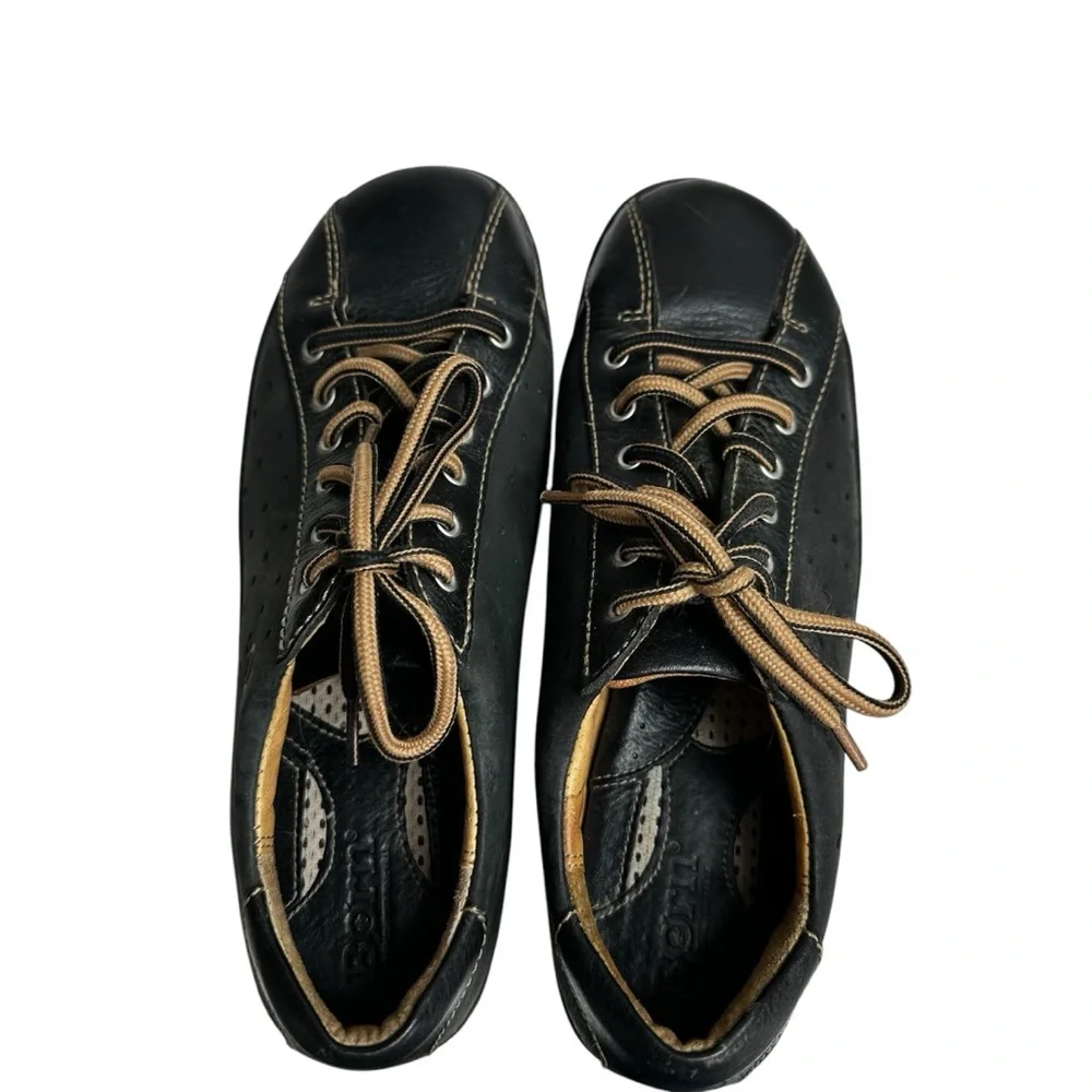 Born | Shoes | Born Hawkeye Oxford Black Leather Lace Up Sneakers Size ...